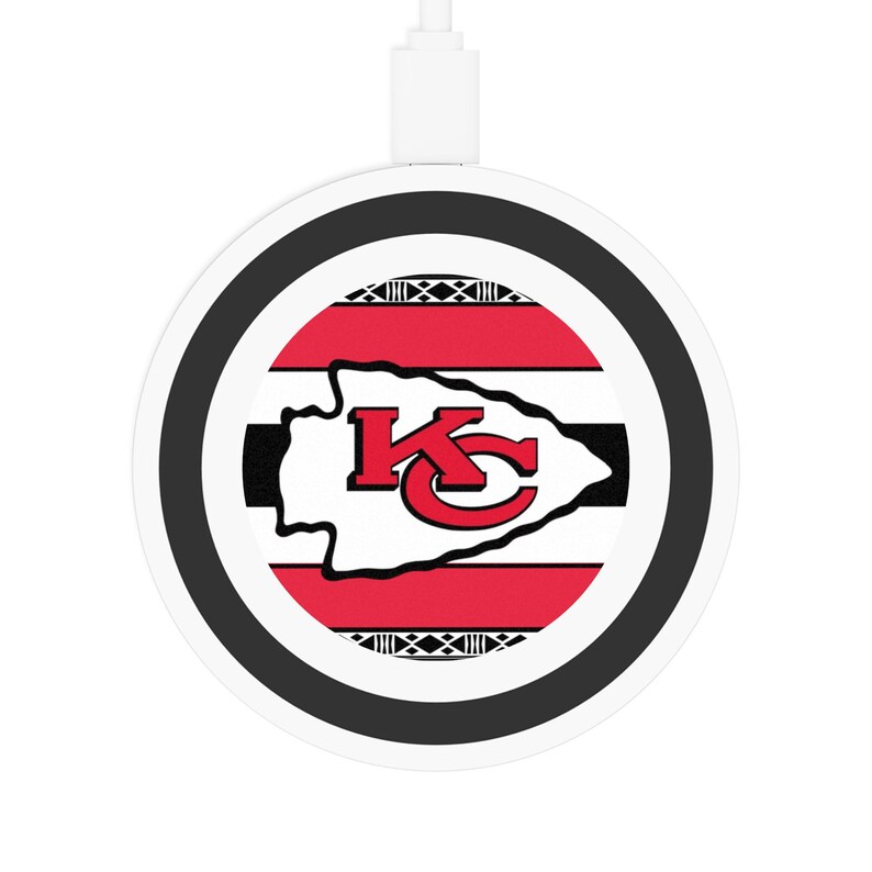 Kansas City Chiefs Fan NFL Football Team Gift Custom Wireless Charging ...