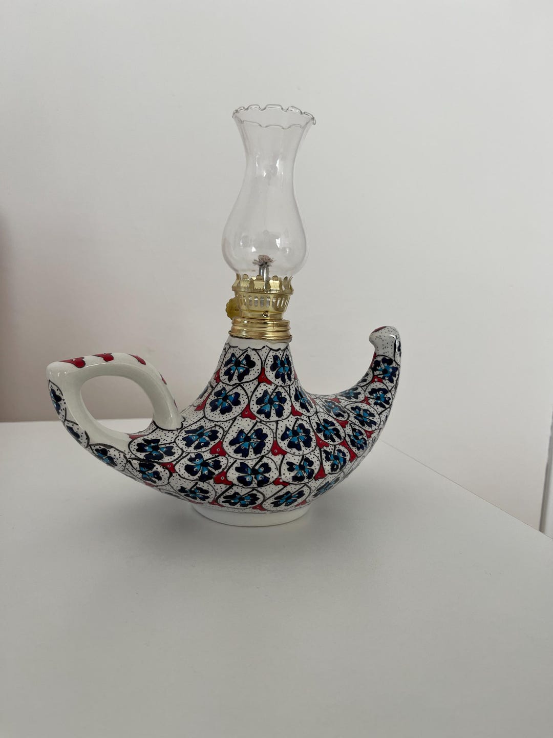 Functional,turkish Ceramic, Oil Lamp - Etsy