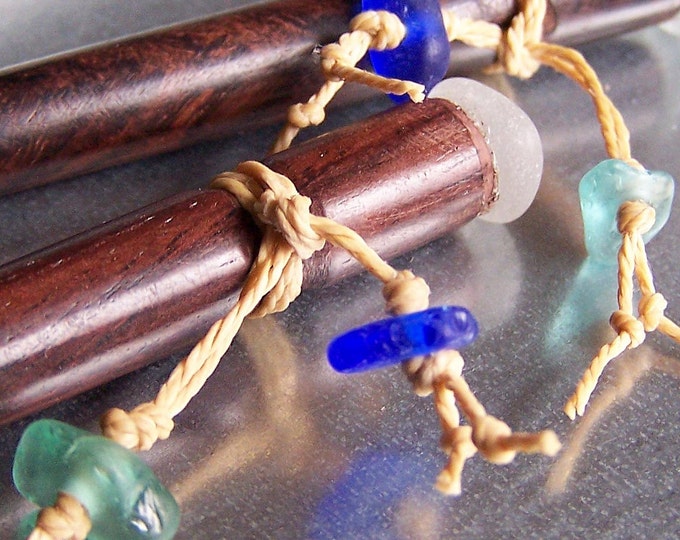 SOMETHING ELSE BLUE - Wooden Sea Glass HAIR STICKS - Etsy