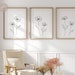 Set of 3, Single Line Cosmos Art, Minimalist Wall Art, One Line Art ...