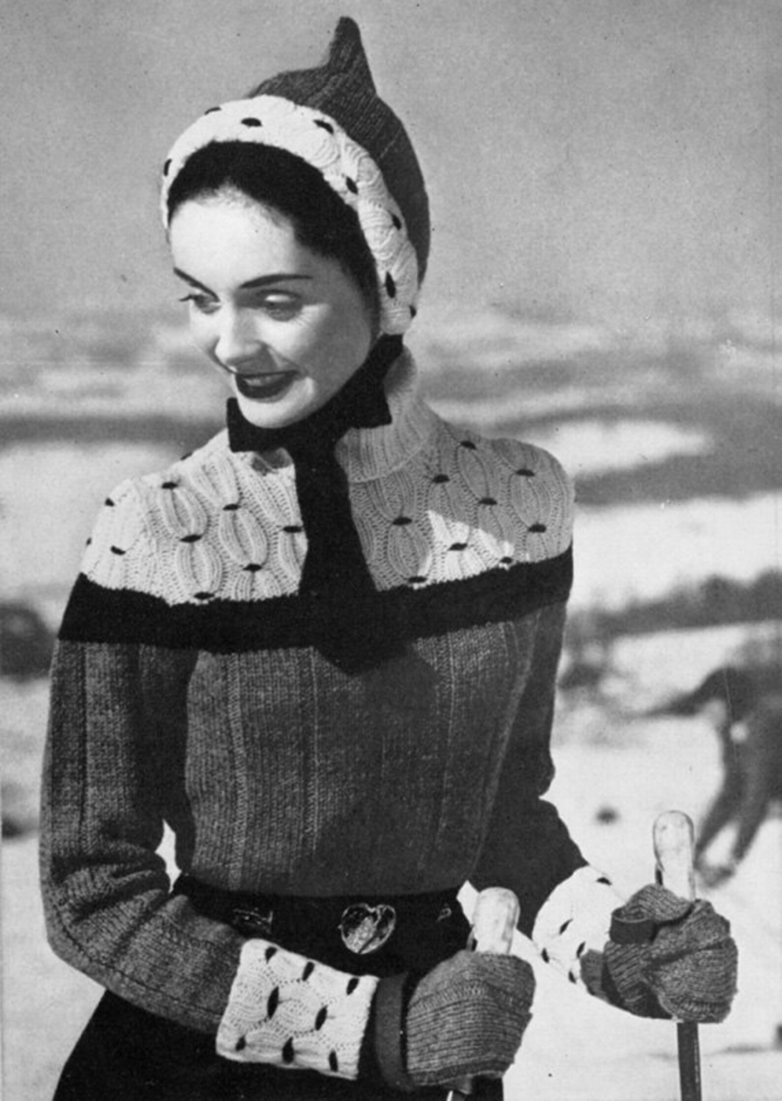 Retro 50s Ski Pixie Outfit - Vintage Knitting Pattern - PDF Ebook - Etsy