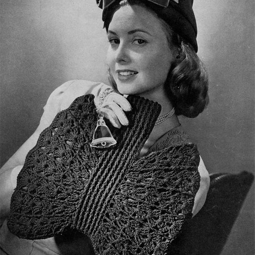 1940s Vintage Purse Pattern in Bow Design PDF Ebook - Etsy UK