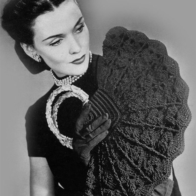 1940s Crochet Purse Bags - Etsy