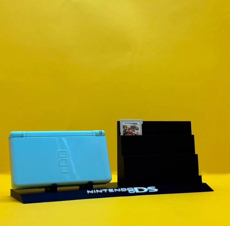 Nintendo DS DS Lite Console and Game Stand Black and White Storage ...