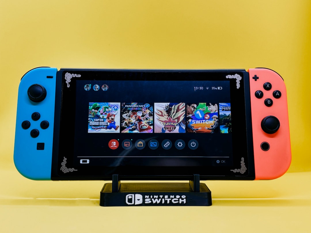 Nintendo Switch Display Stand Black and White for Nintendo Switch Neon ...