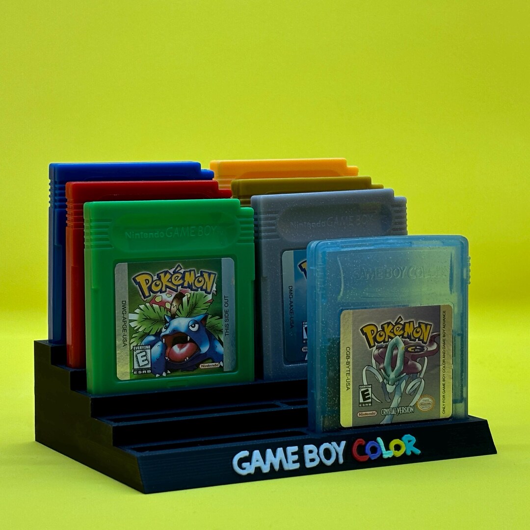 Gameboy Color Game Display Holder Game Stand for Gameboy Cartridges ...