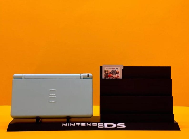 Nintendo DS DS Lite Console and Game Stand Black and White Storage ...