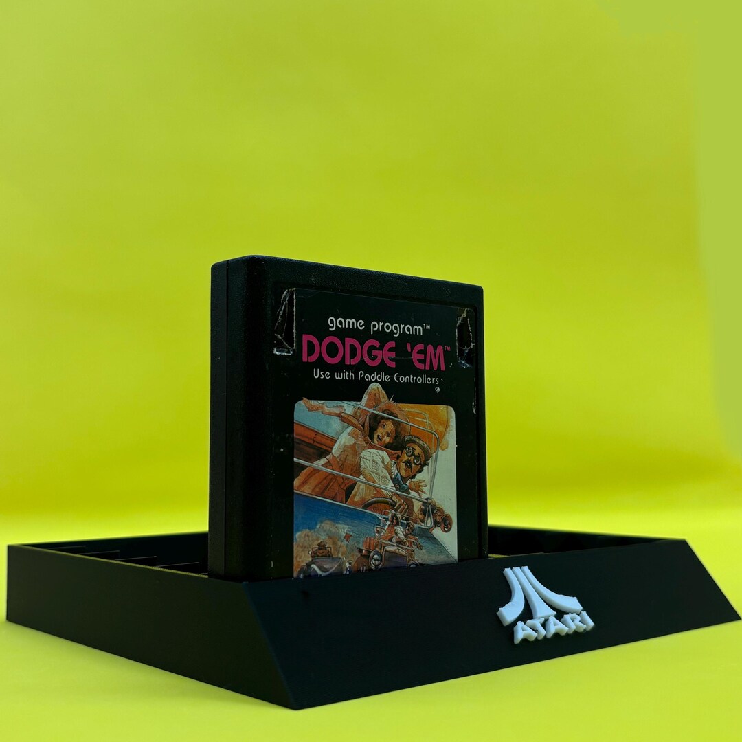 Atari 2600 Cartridge Game Holder Black for 12 Games Organiser Display ...