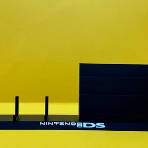 Nintendo DS DS Lite Console and Game Stand Black and White Storage ...