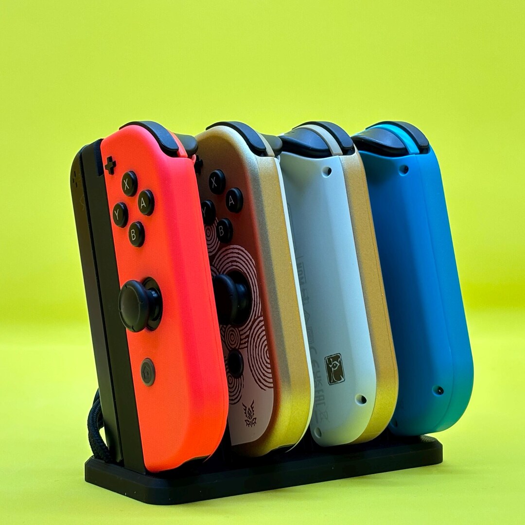 Nintendo Switch Joycon Holder for 4 Joycons Display Stand Organiser ...