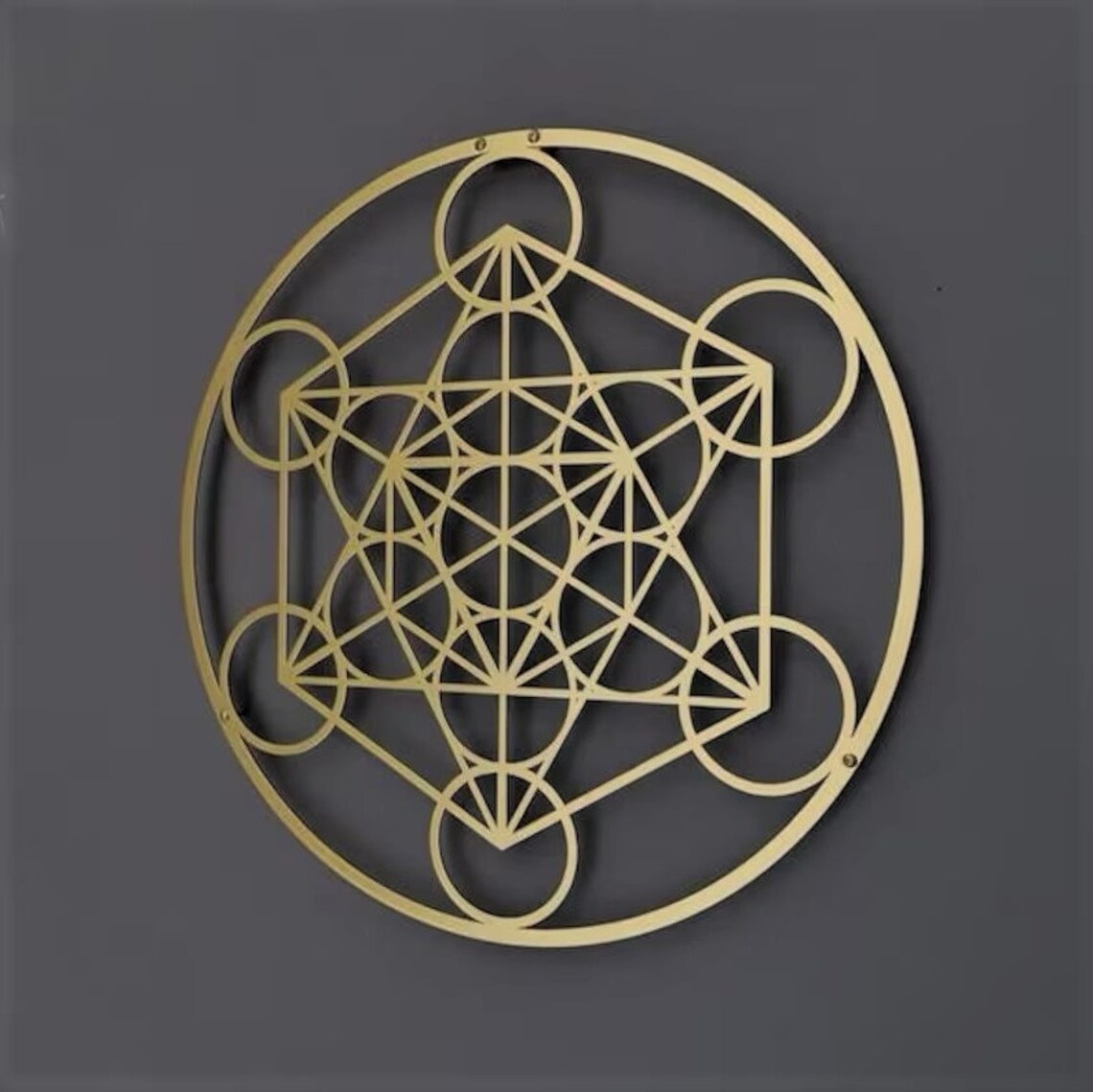 Sri Yantra ,golden Ratio, Metatrons, Flower of Lİfe Sacred Metal Wall ...