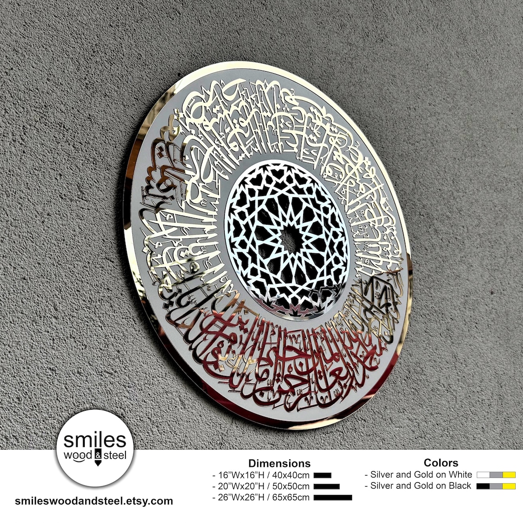 Surah Al Fatiha Wall Art, Islamic Wall Art, Quran Wall Art, Islamic ...