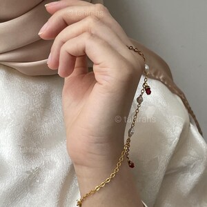 Pearl Hand Chain 14k Gold Filled Dainty Bracelet, Freshwater Pearl Hand ...