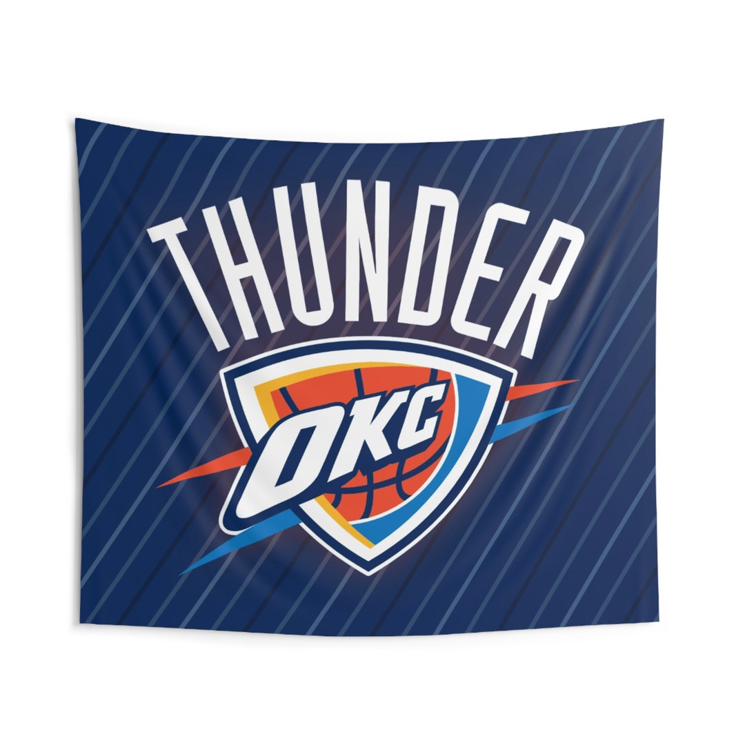 Oklahoma City Thunder Wall Tapestry, Oklahoma City Thunder Tapestry ...