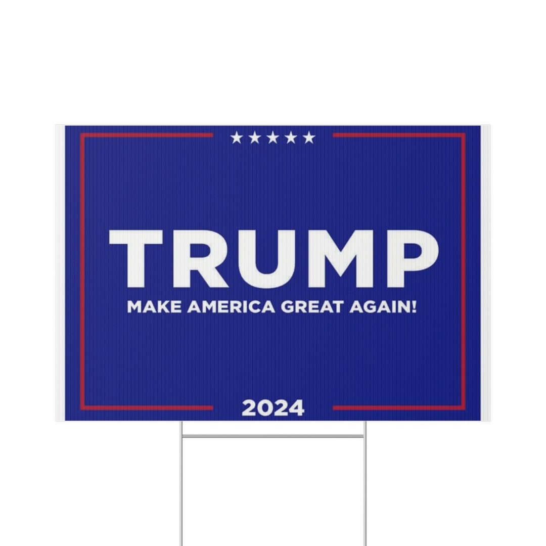 Donald Trump Lawn Sign, Trump 2024 Lawn Sign - Etsy
