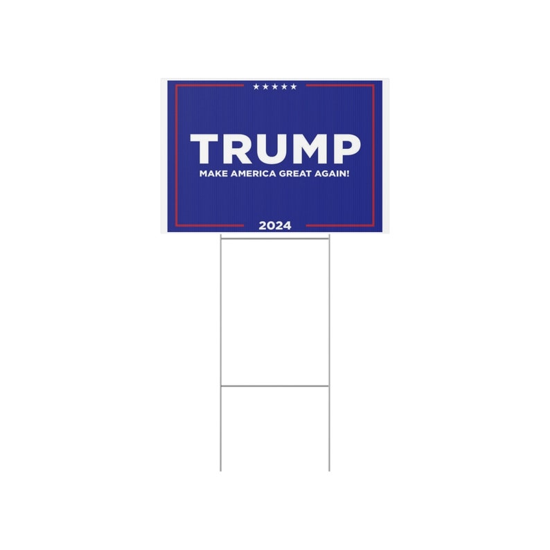 Donald Trump Lawn Sign, Trump 2024 Lawn Sign - Etsy