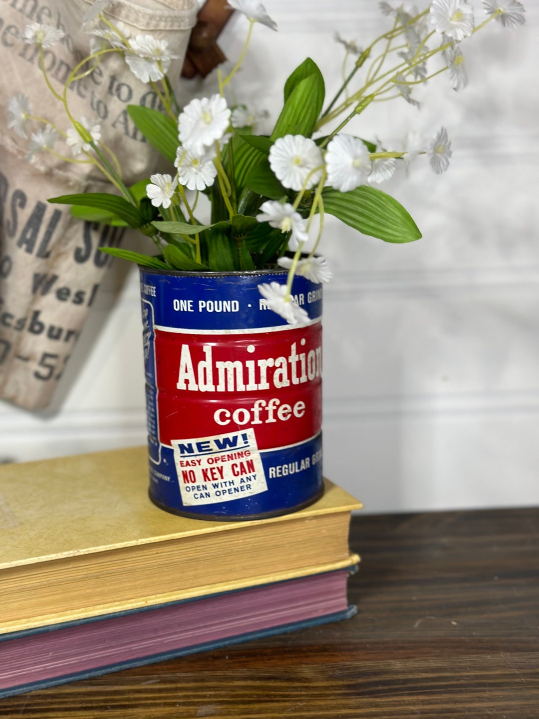 Vintage - Patriotic Admiration Coffee Advertisement Can - Duncan Coffee ...