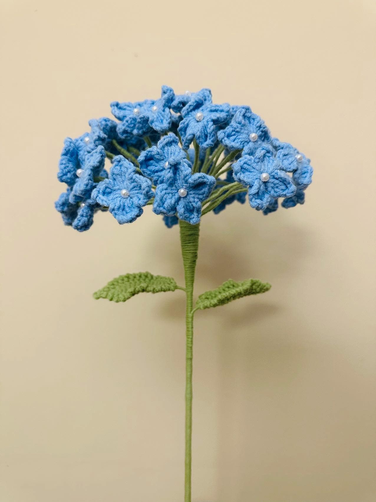 Handmade Crocheted Hydrangea Bouquet, Everlasting Floral Arrangement - Etsy