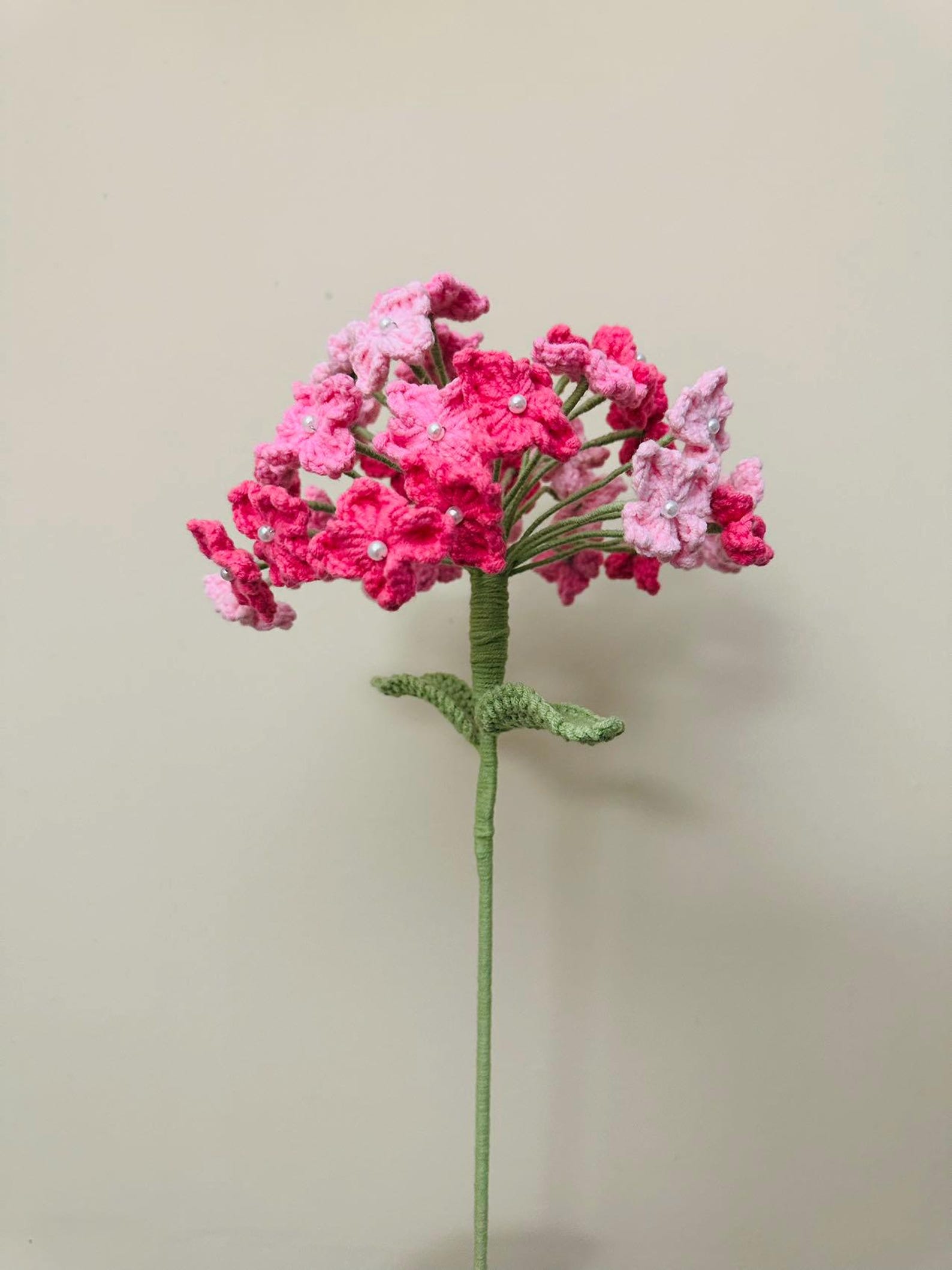Handmade Crocheted Hydrangea Bouquet, Everlasting Floral Arrangement - Etsy