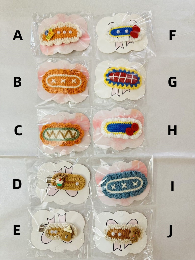Handmade Crochet Hair Clips - Handmade Beauty for Your Hair - Hair ...