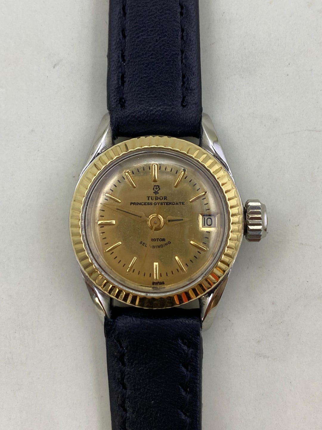 Tudor Lady Princess Oyster 22mm Date Watch Ref 7981 Gold Visel - Etsy