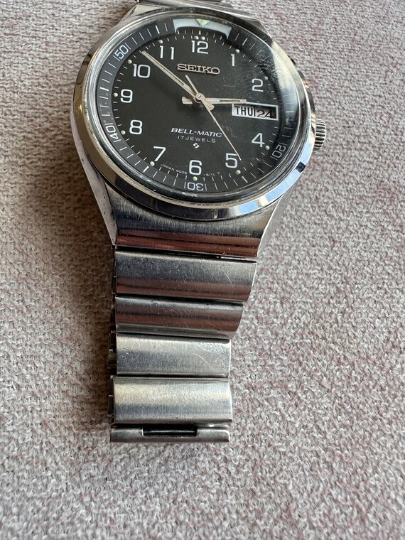 Vintage Seiko bell Matic alarm 36mm 17 jewels ref 400… - Gem
