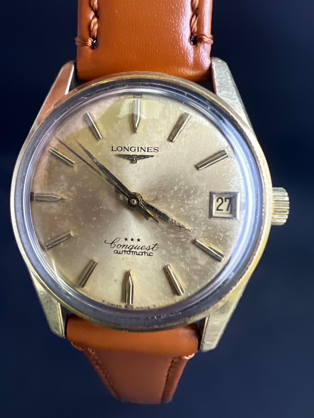 Longines Conquest Automatic Ref 904635 Gold Visel - Etsy