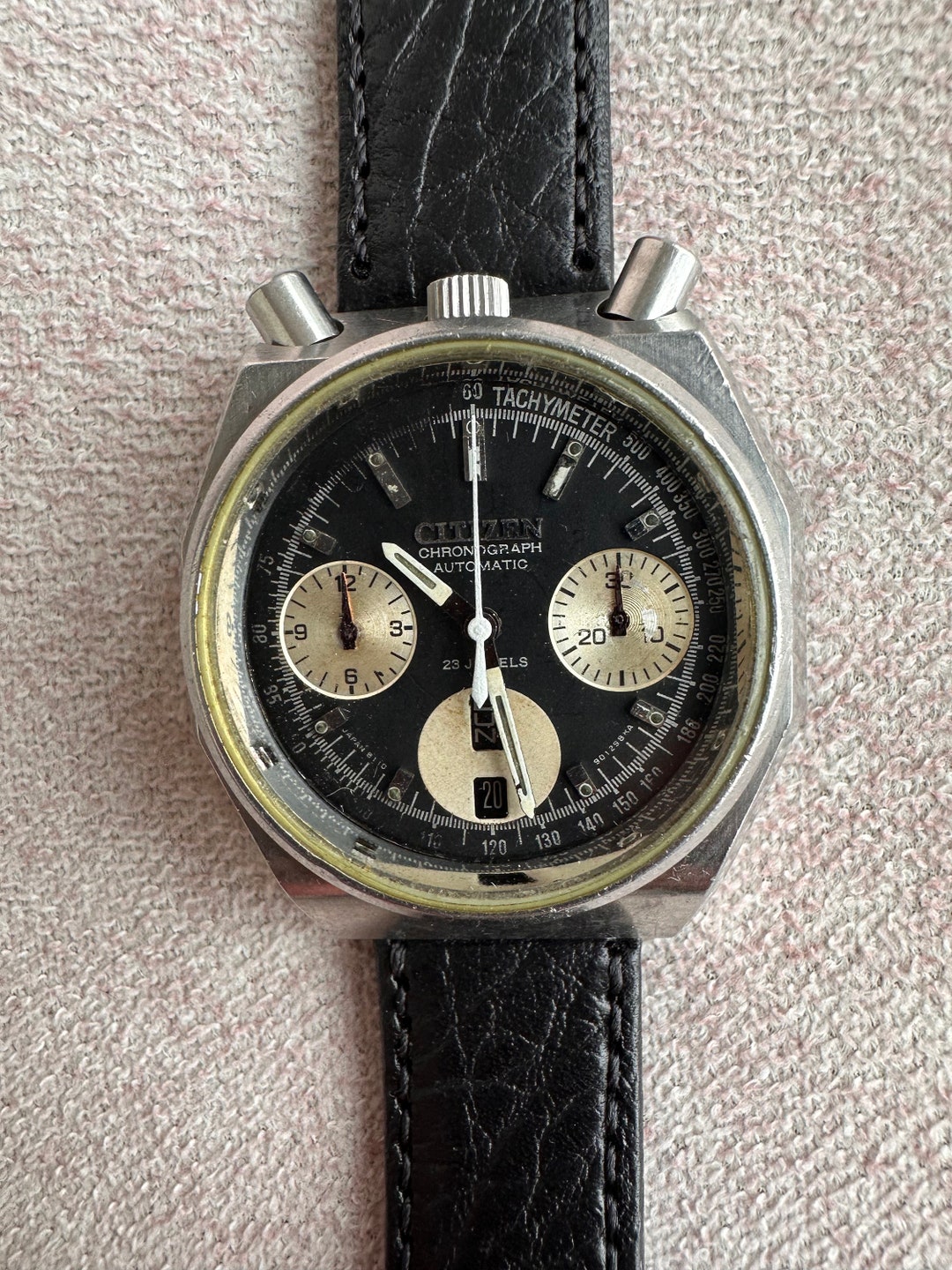 Citizen Octagon Chronograph Automatic Ref 67-9356 - Etsy