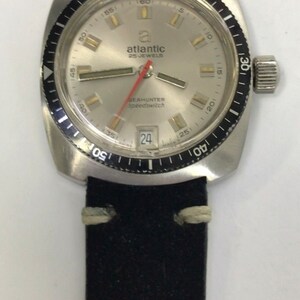 Vintage Diver Watch Atlantic Seahunter Speedswitch Automatic - Etsy