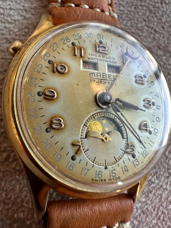 reloj Mabel triple calendario fases de la luna suizo … - Gem