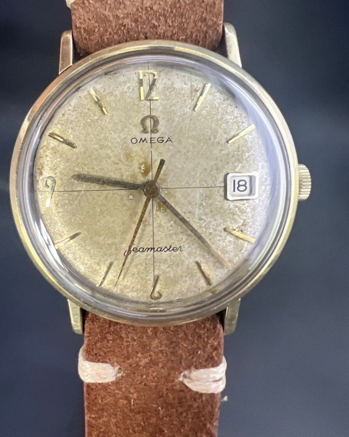 Omega Seamaster Ref 14740 1sc Manual Wending Gold Bezel - Etsy