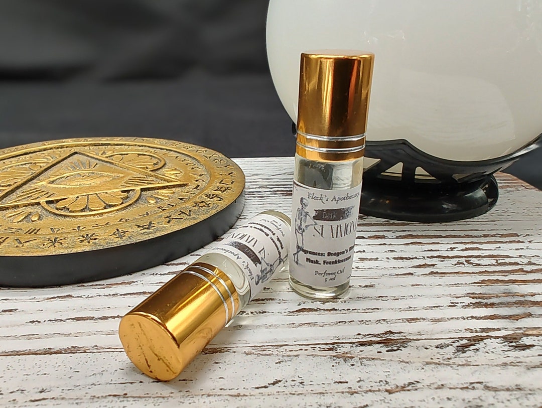 Dragon's Blood Roll-on Perfume Oil Frankincense & Musk Cologne for ...