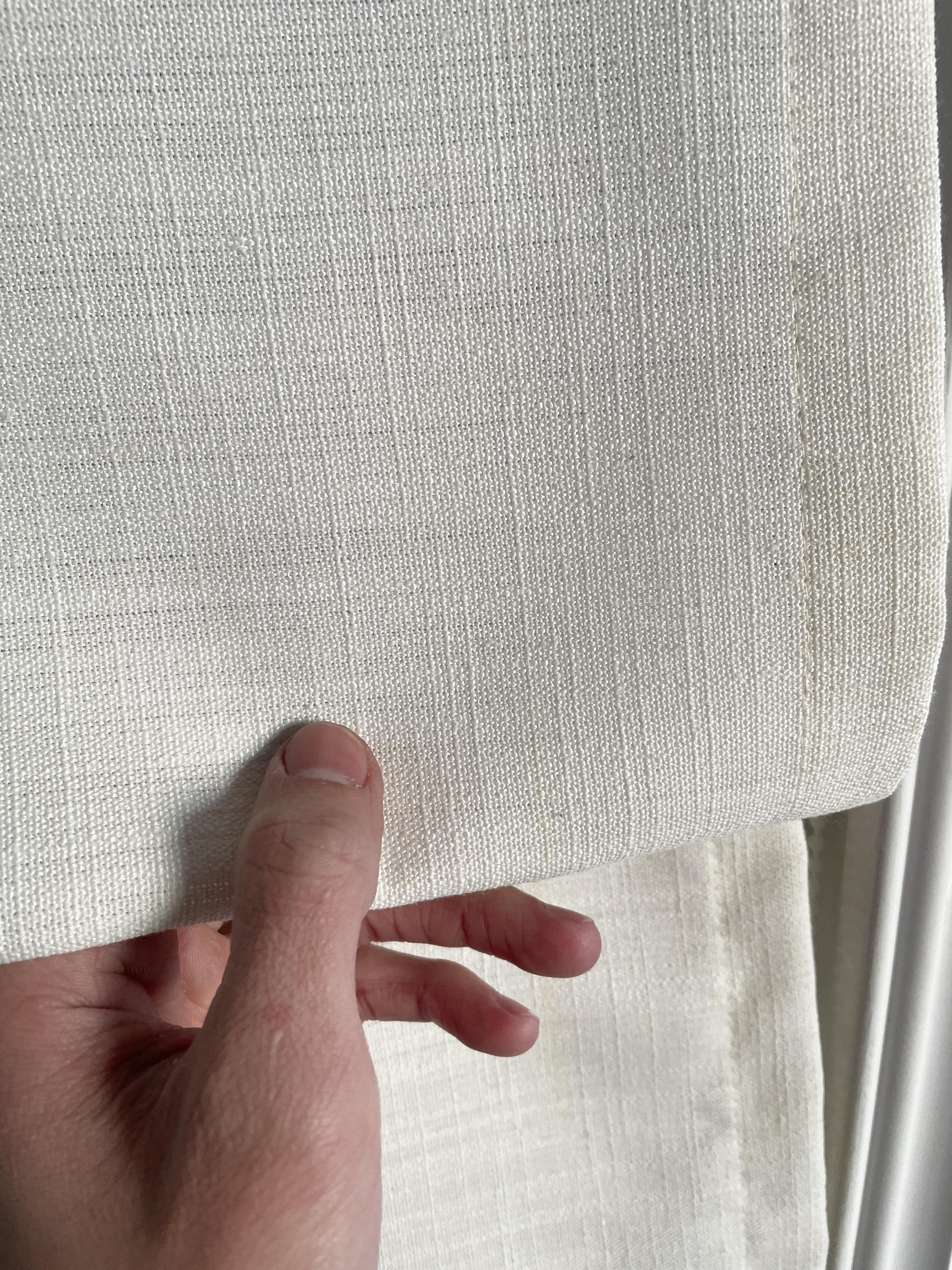 White Linen Roman Shades, Drawstring System, Blackout Roman Shades ...