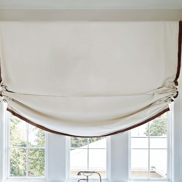 Relaxed Roman Shades - Etsy