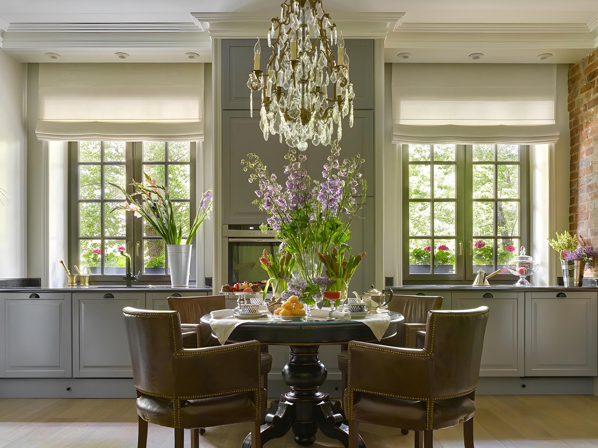 Beige Linen Roman Shades, Drawstring System, Blackout Roman Shades ...