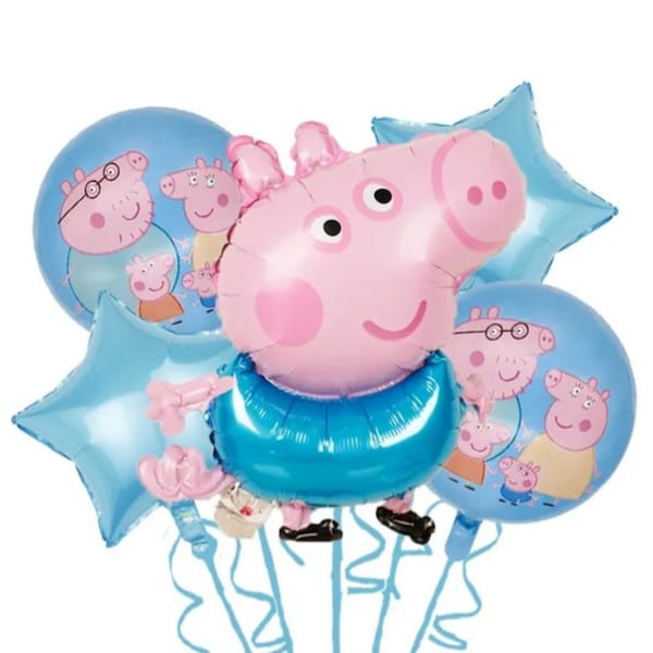 Peppa Pig Balloon - Etsy
