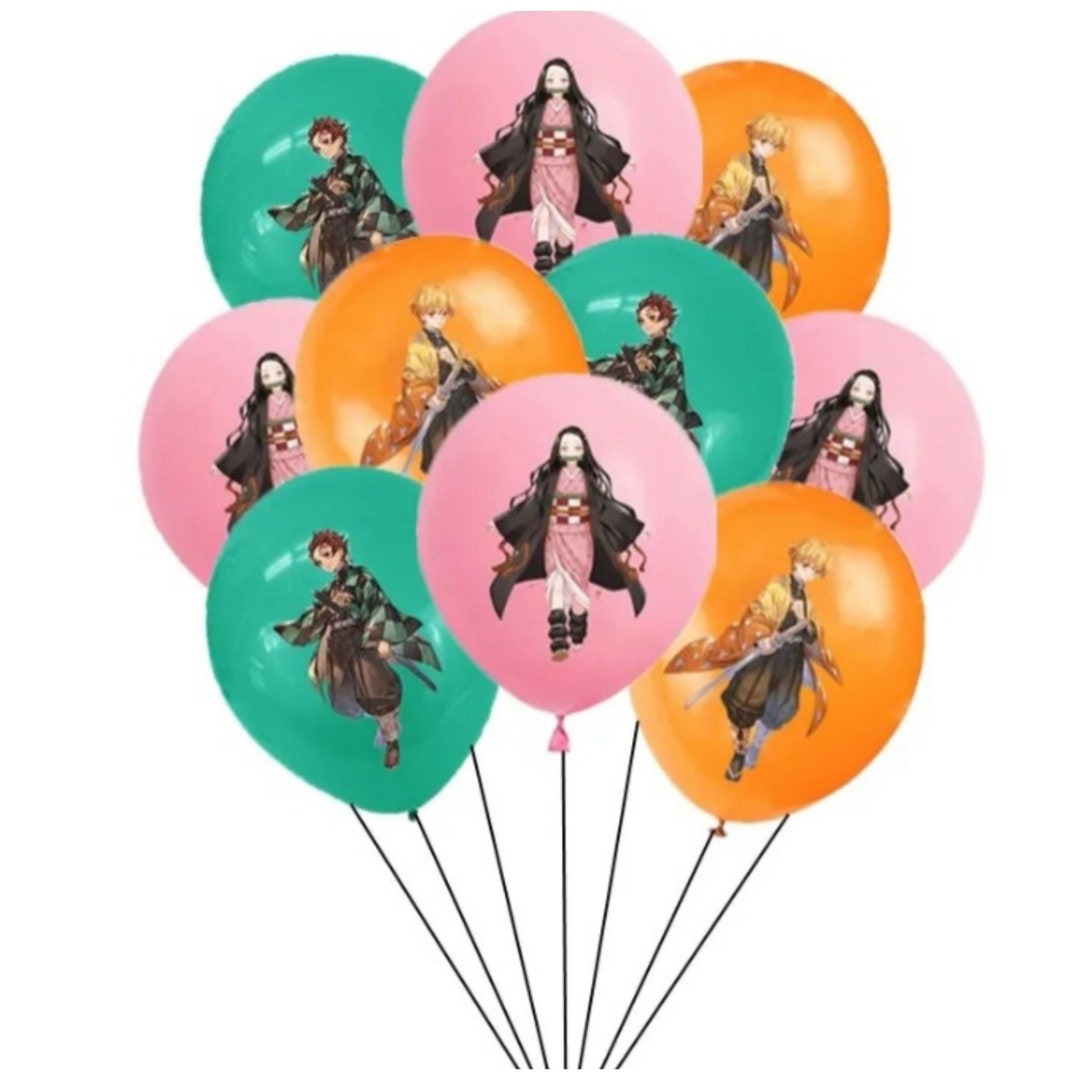 15 12in DEMON SLAYER Balloons - Etsy