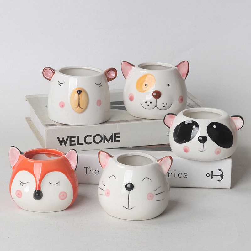 Animal Planters - Etsy