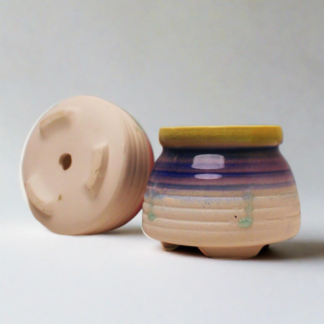 Clay Planter Pot, Milky Macaroon Handmade Ceramic Succulent Planter ...