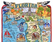 Florida State Map 11x 14 Art Print - Etsy