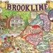 Brookline Massachusetts Map Art Print 16"x 20" - Etsy