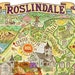 Roslindale Boston Neighborhood Map Art Print 16 X 20 - Etsy