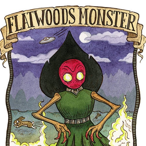 Mothman and the Flatwoods Monster Art Print Set. West Virginia - Etsy