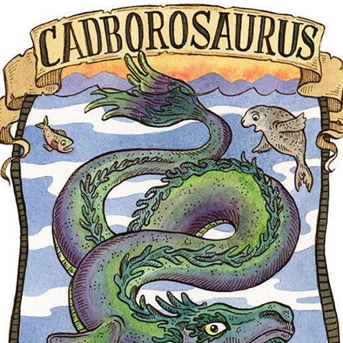 Champ Lake Champlain Monster Cryptozoology Art Print - Etsy