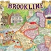 Brookline Massachusetts Map Art Print 11"x 14" - Etsy