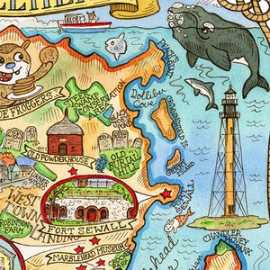 Marblehead Massachusetts Map Art Print 11"x 14" - Etsy