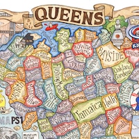 Queens Neighborhood Type Map - Etsy