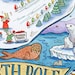 Christmas North Pole Map Art Print 16" X 20" - Etsy