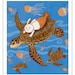 The Sea Turtle Hitchhiker Merbunny Art Print 11x14 | Etsy