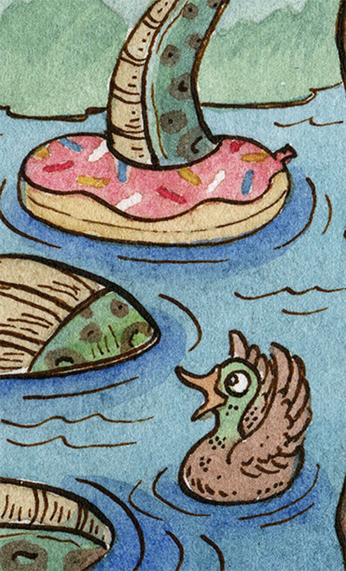 Champ Lake Champlain Monster Cryptozoology Art Print - Etsy